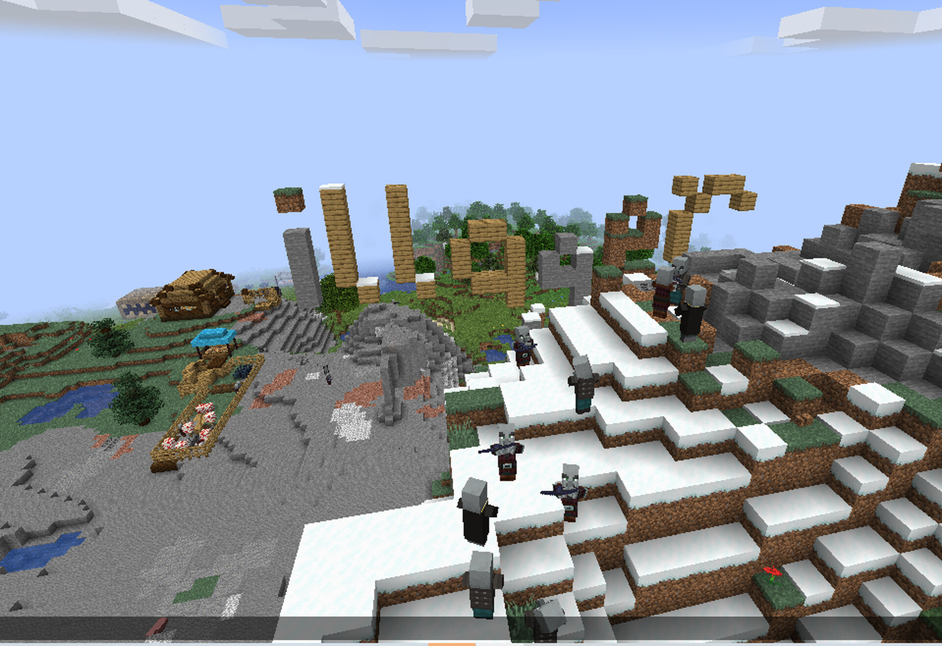 illager base Minecraft Map