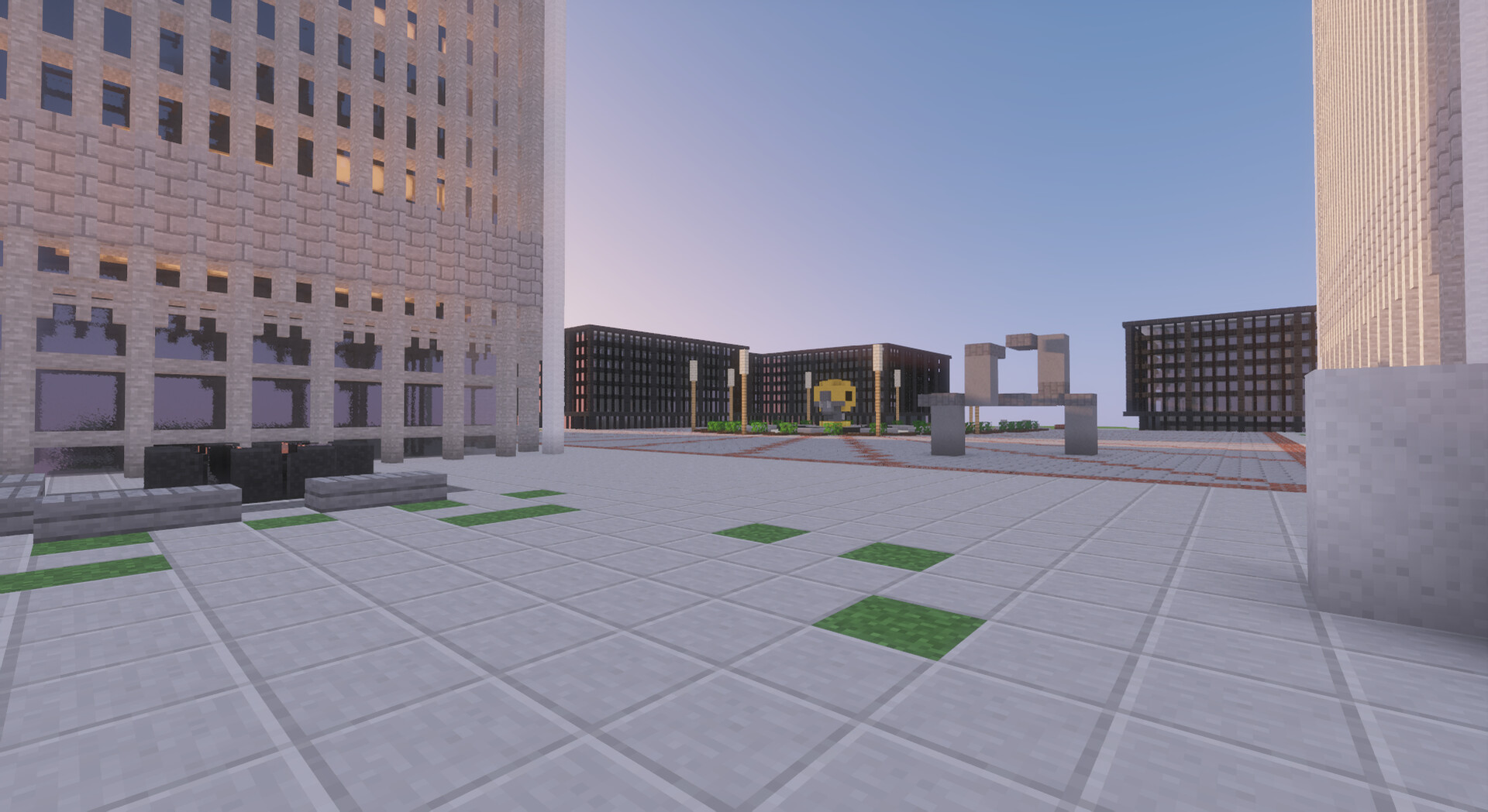 WTC Twin Towers | 1:2 scale + download Minecraft Map