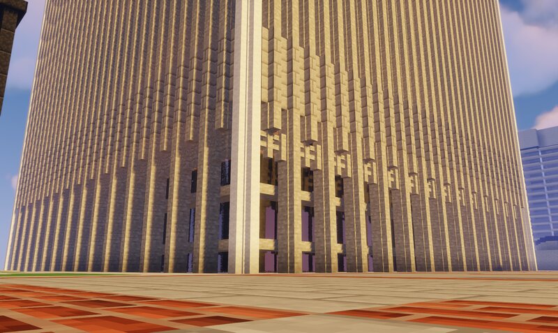 WTC Twin Towers | 1:2 scale + download Minecraft Map
