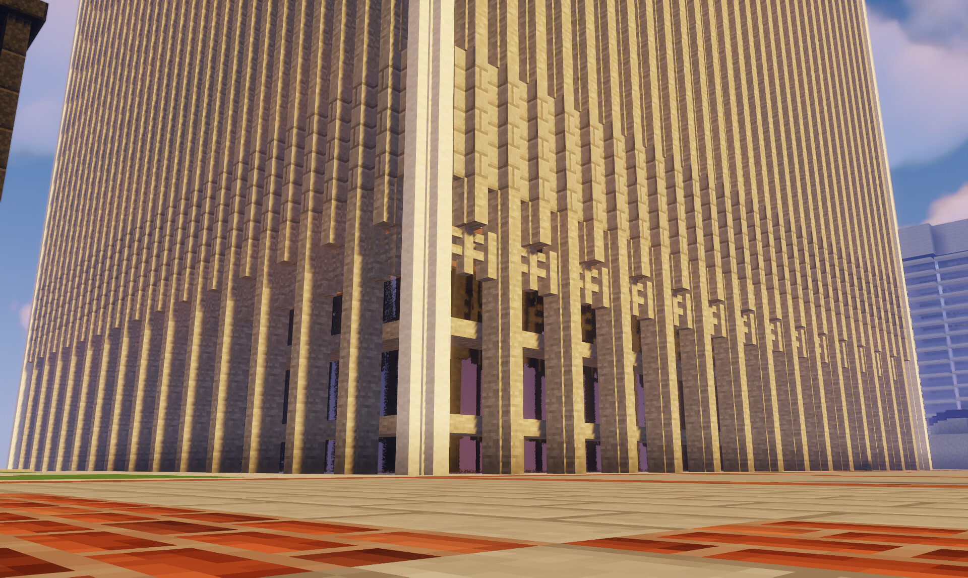 WTC Twin Towers | 1:2 scale + download Minecraft Map