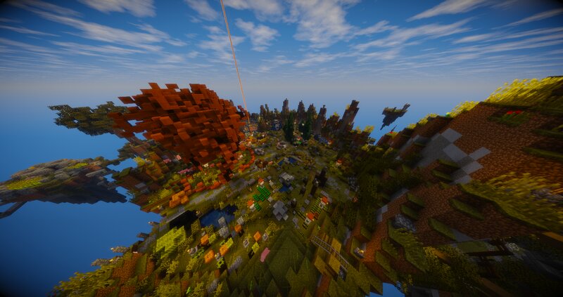 SkyBlock lobby. Minecraft Map