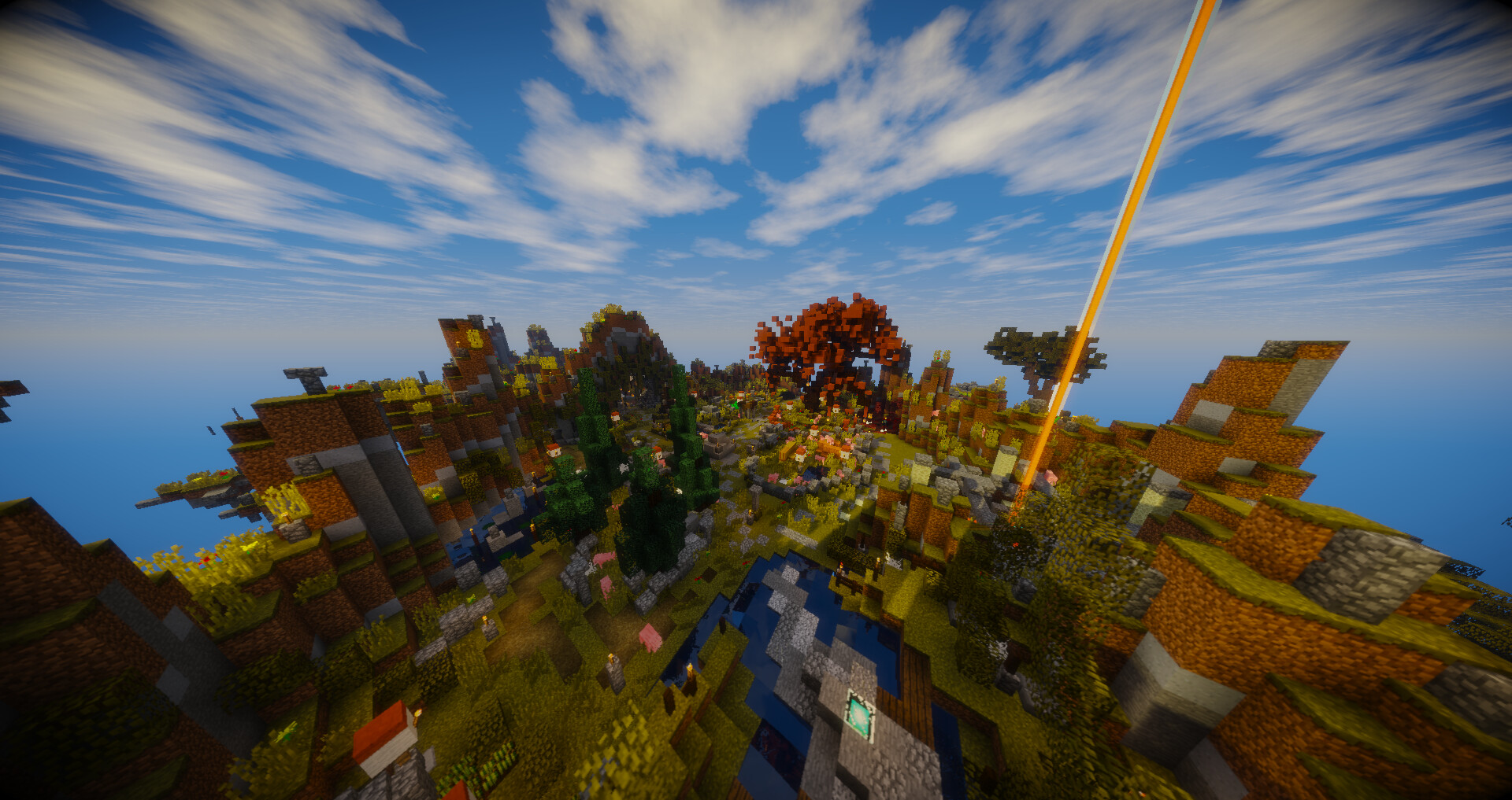 SkyBlock lobby. Minecraft Map