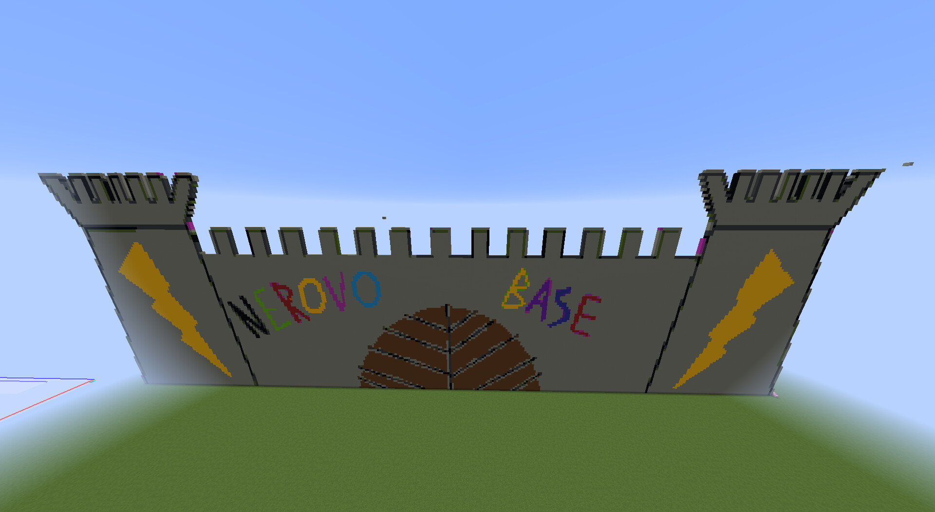 MS painting castle schematic Minecraft Map