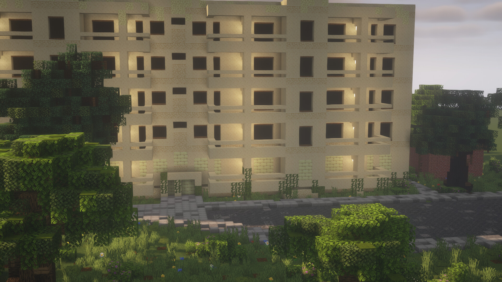 Khrushchyovka (Russian apartment building) Minecraft Map