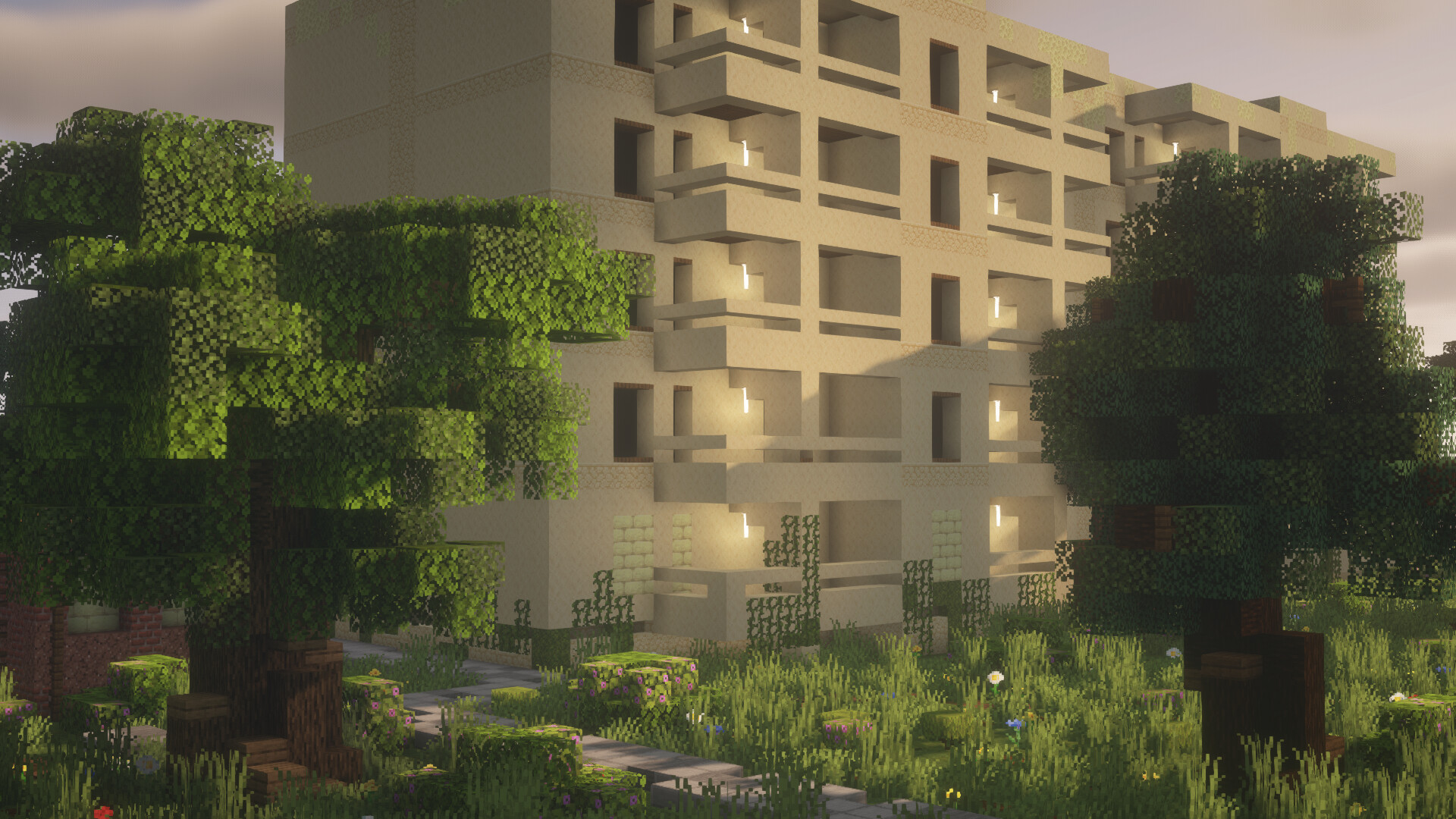 Khrushchyovka (Russian apartment building) Minecraft Map
