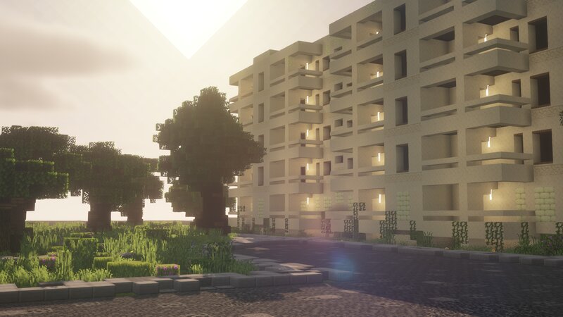 Khrushchyovka (Russian apartment building) Minecraft Map