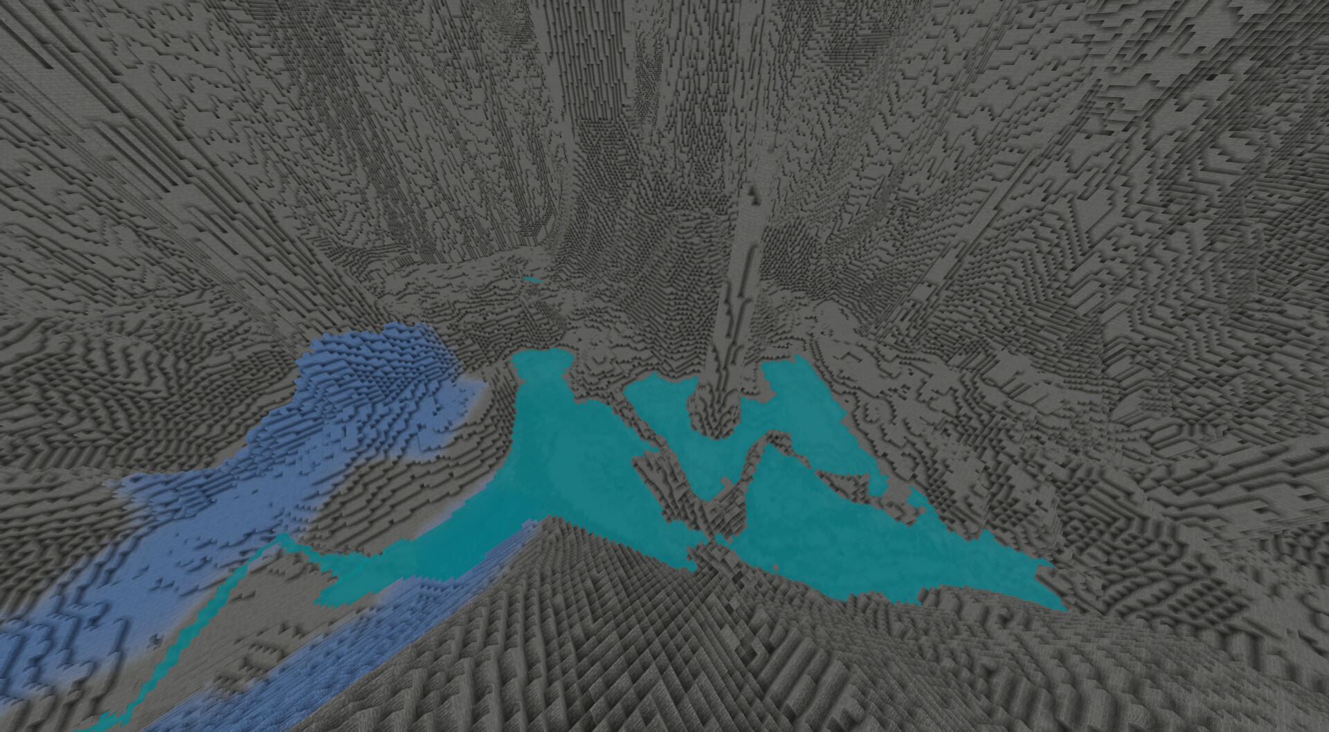 Giant Cave World (Made for mega builds) Minecraft Map