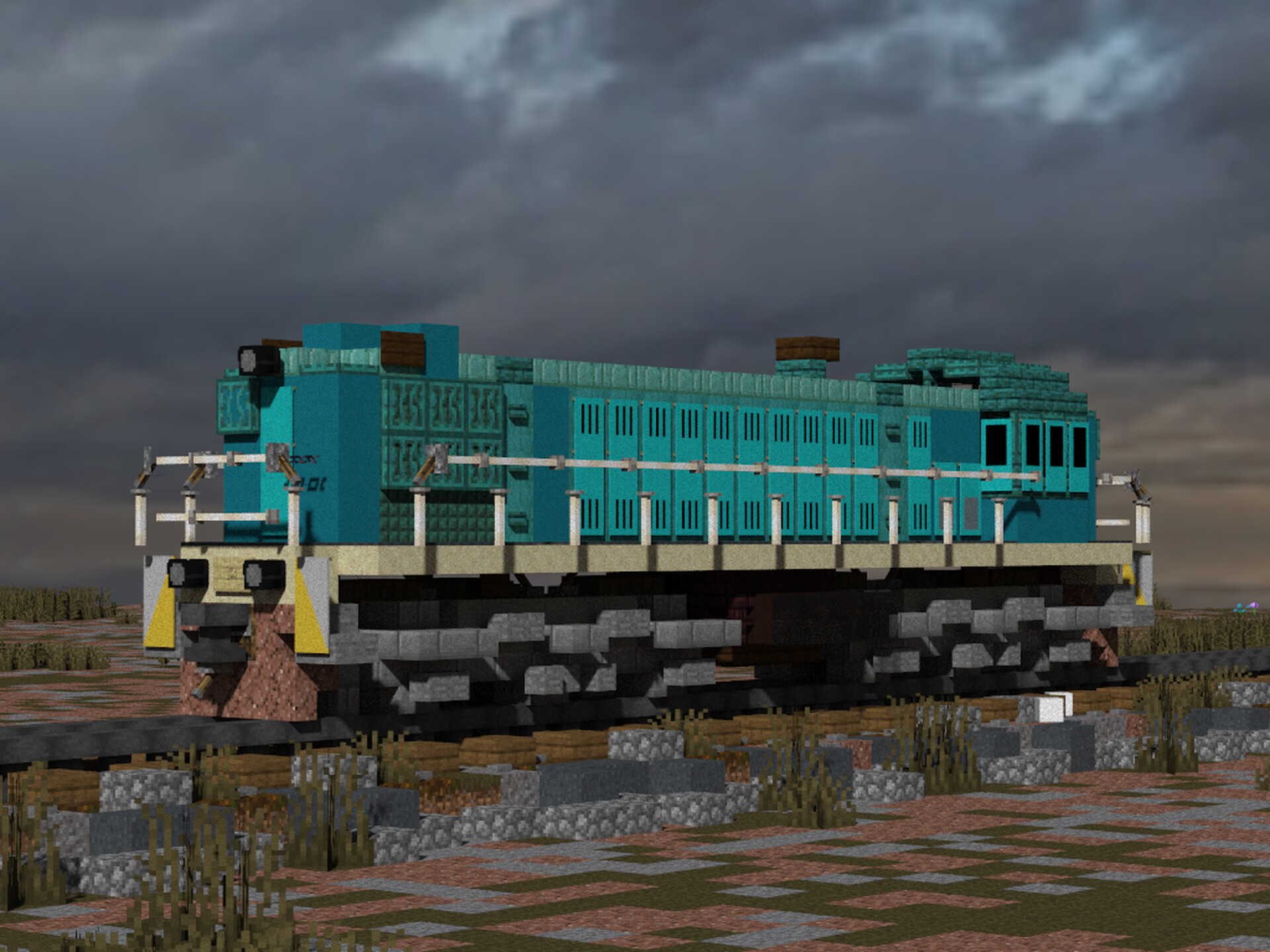 ТЭМ 1 switcher locomotive Minecraft Map