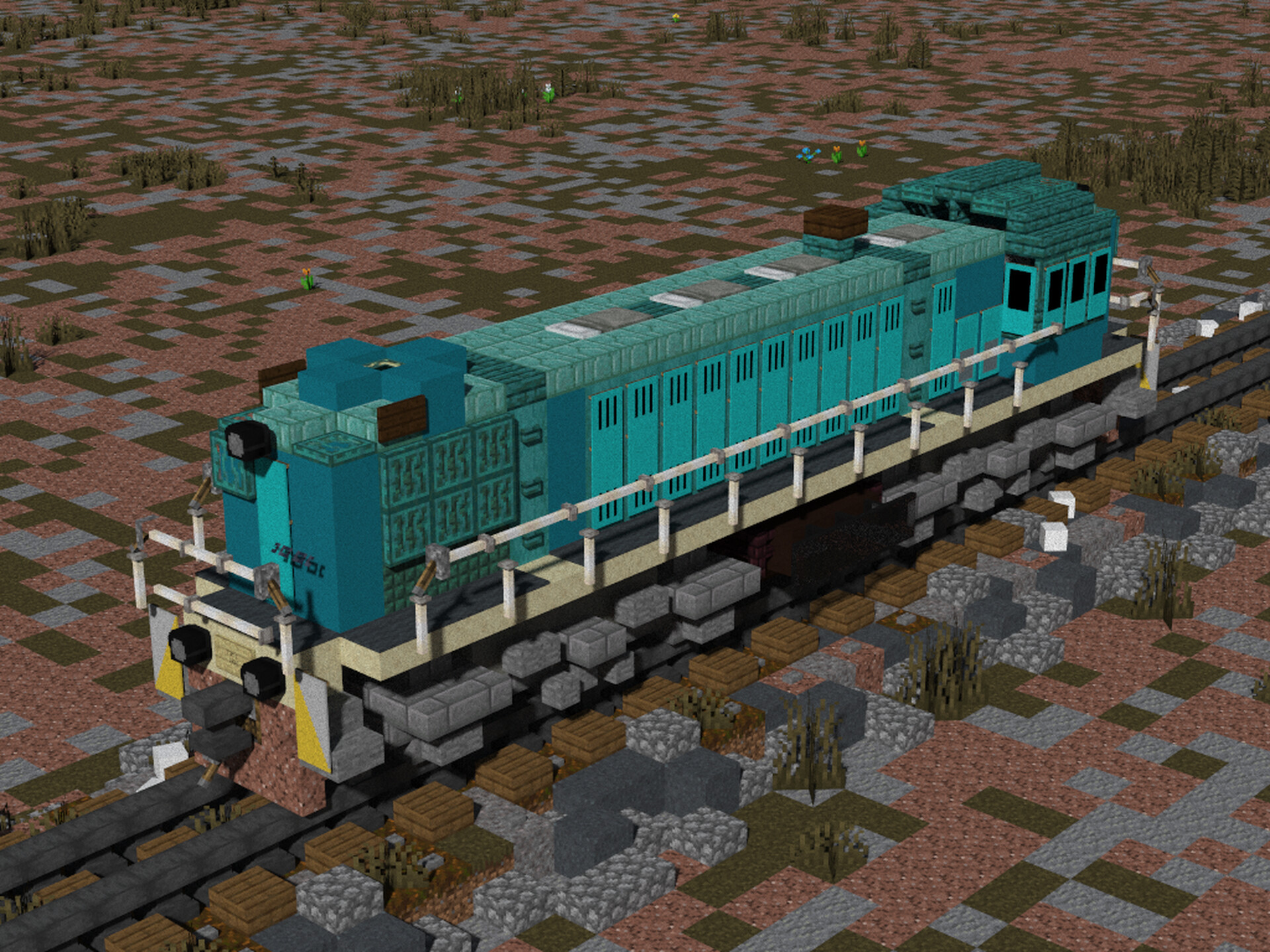 ТЭМ 1 switcher locomotive Minecraft Map