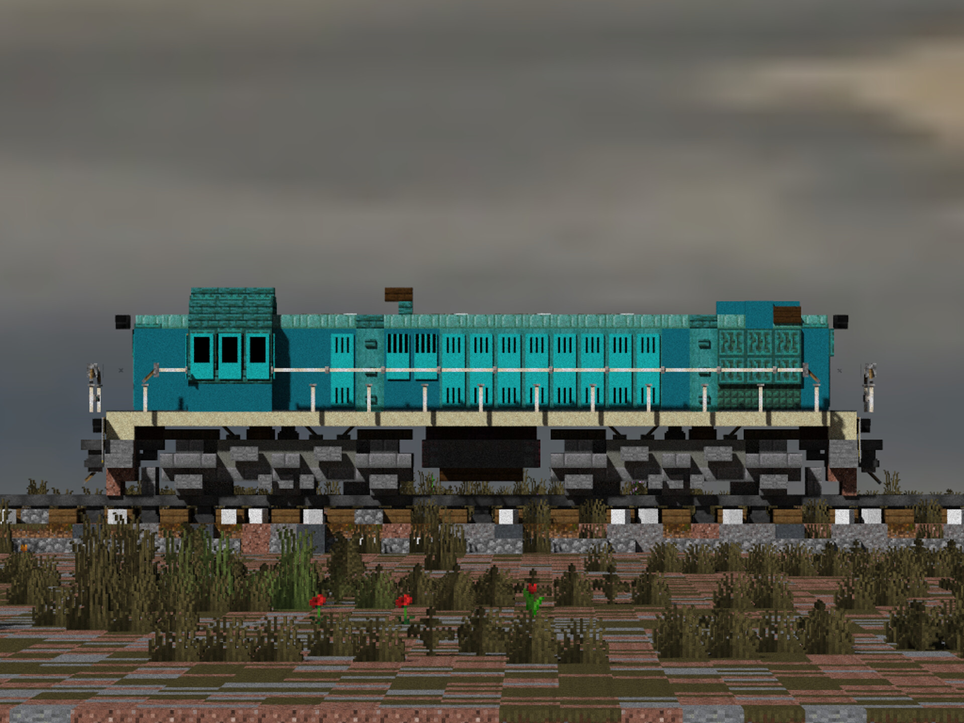 ТЭМ 1 switcher locomotive Minecraft Map