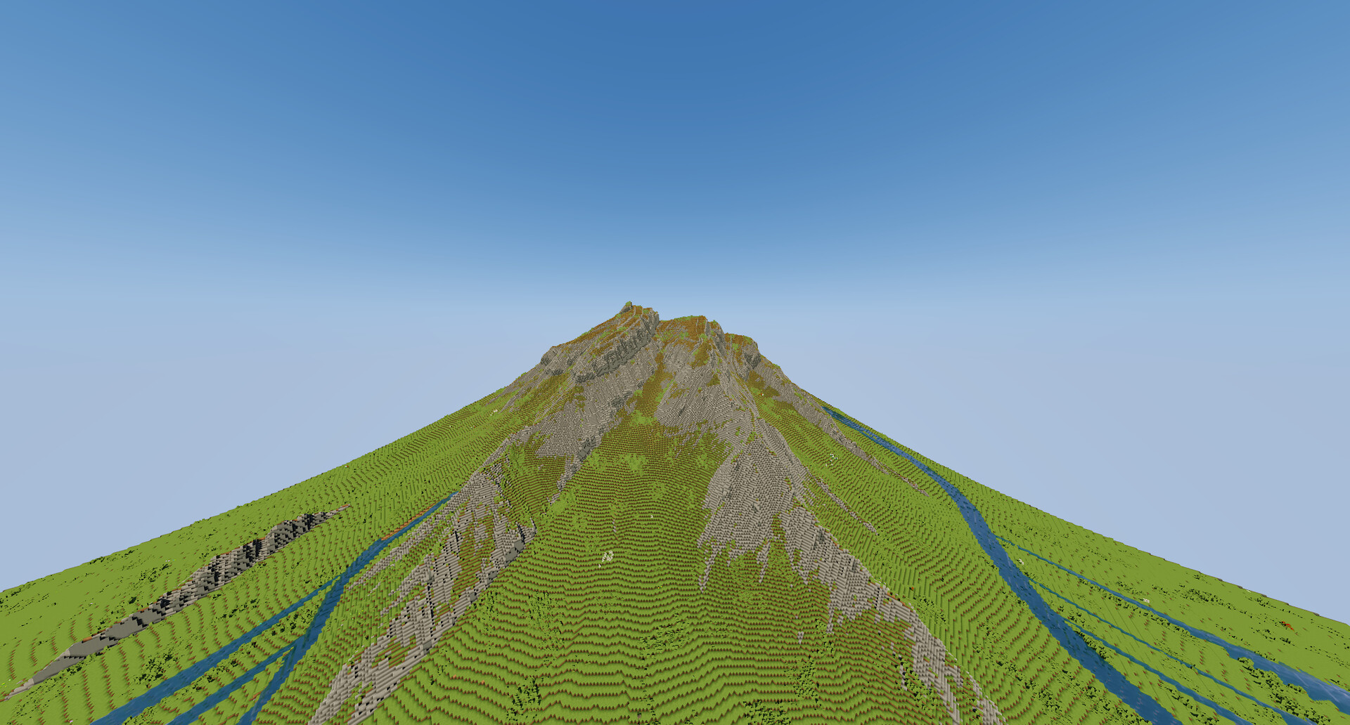 Tundra - Expansive Mountain River w/ Creeks (1000x1000) Minecraft Map