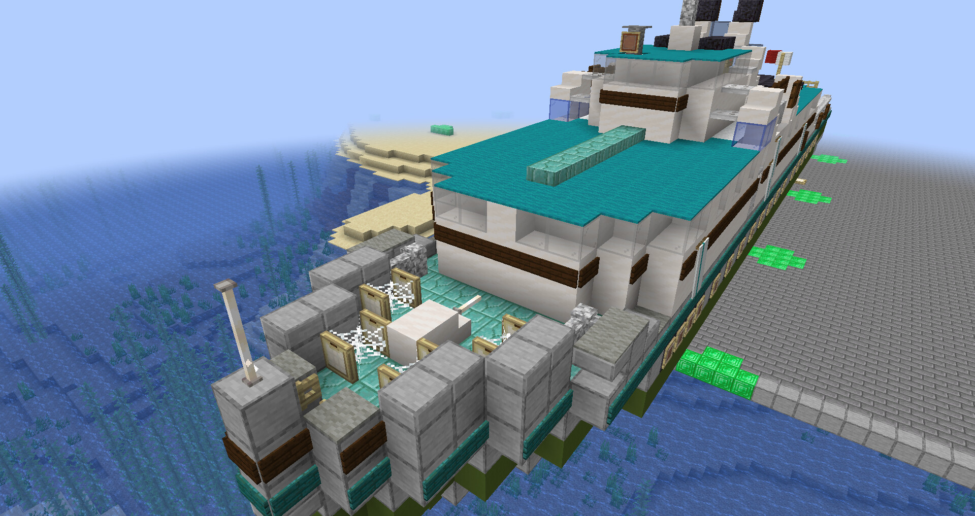 Tropico 6 Tourist Boat Minecraft Map