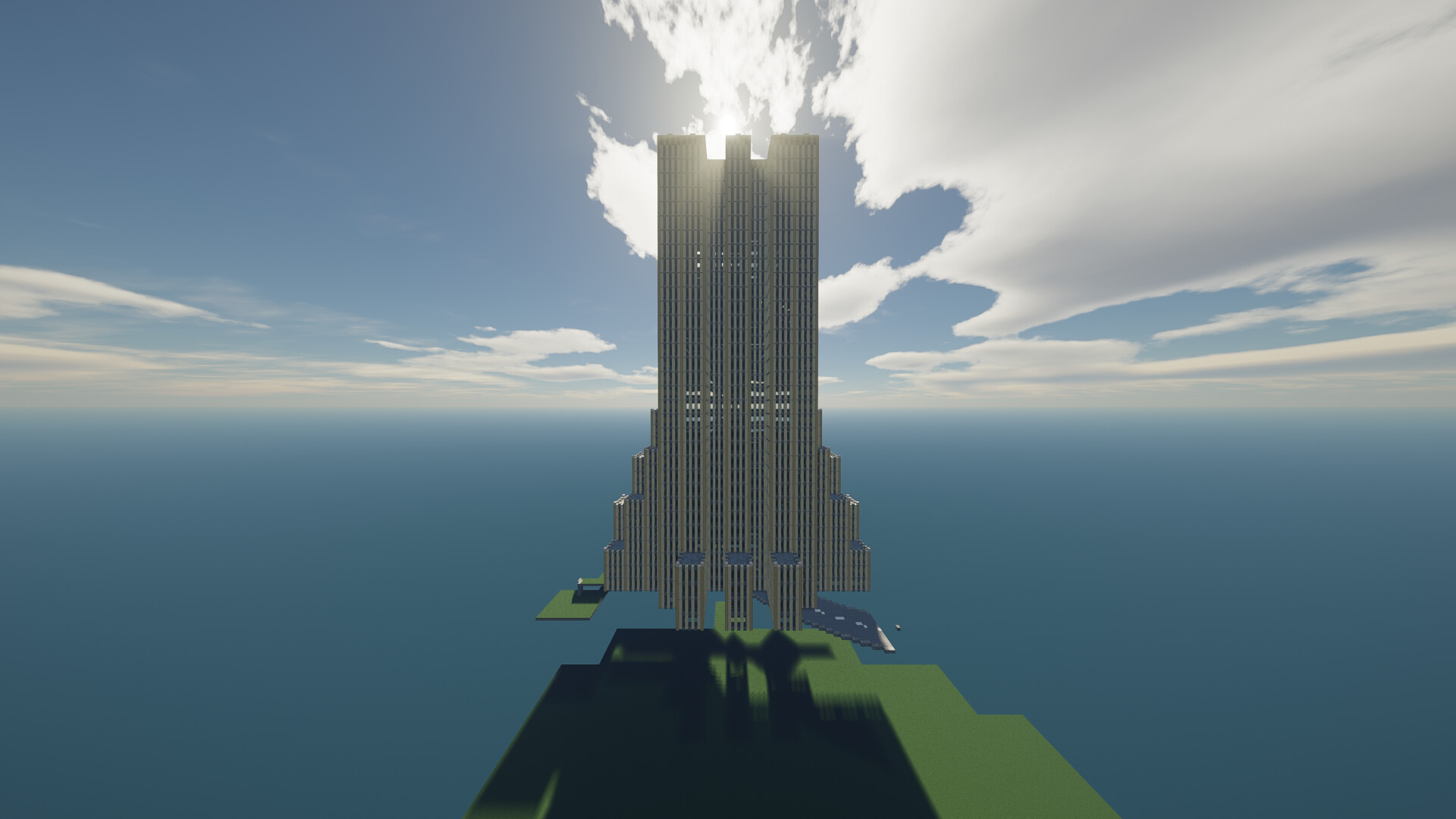 Art deco skyscraper! (schematic) Minecraft Map