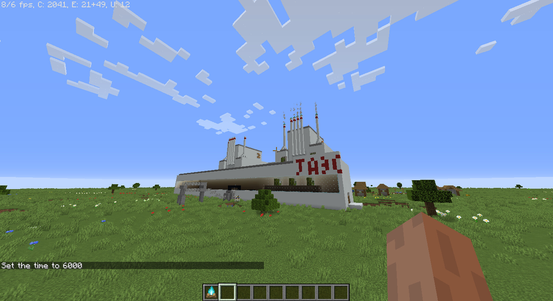 My own nuclear power plant. Phase one Minecraft Map