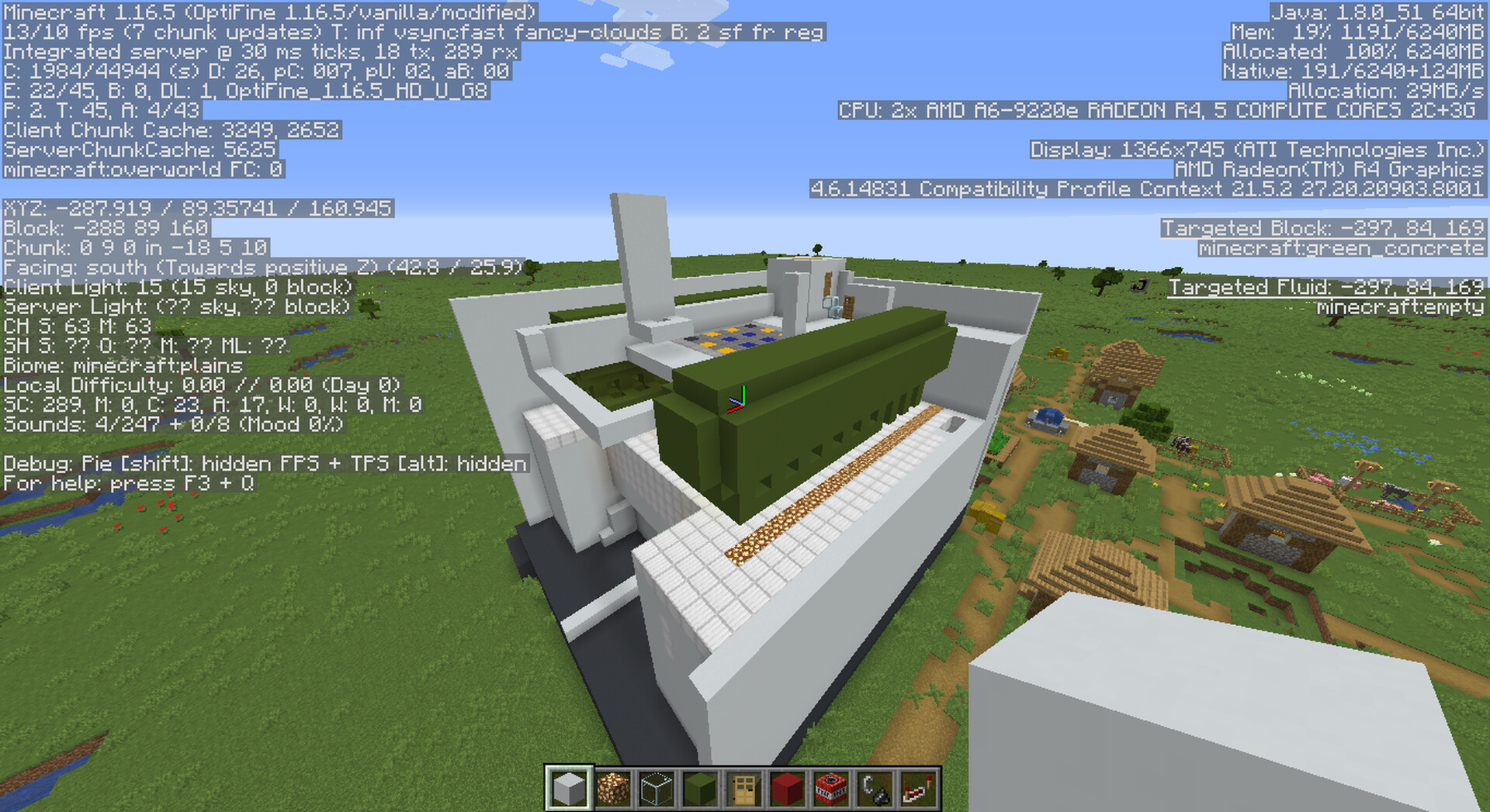 My own nuclear power plant. Phase one Minecraft Map