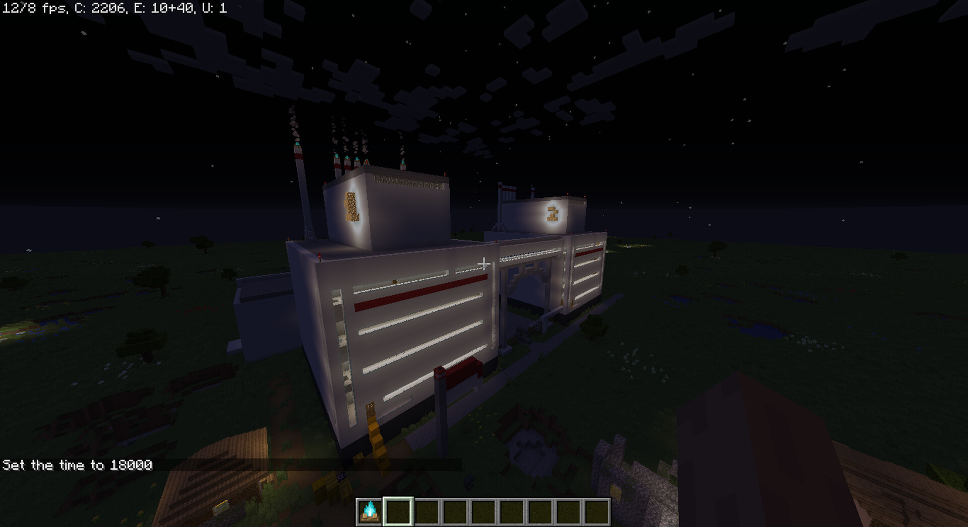 My own nuclear power plant. Phase one Minecraft Map