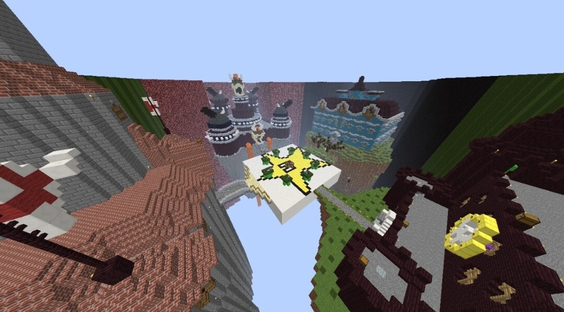 Mario universe hunger games map Minecraft Map