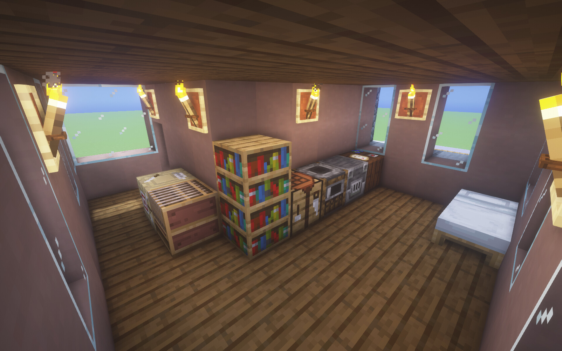 Small row houses Minecraft Map