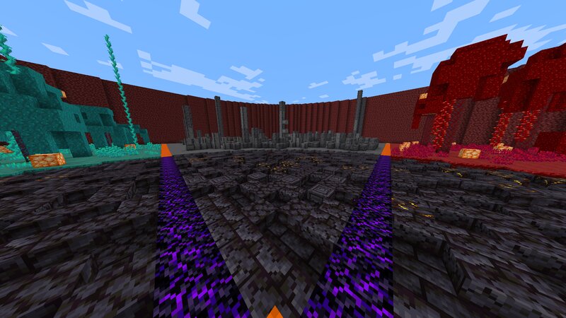 Nether Themed PvP map Minecraft Map