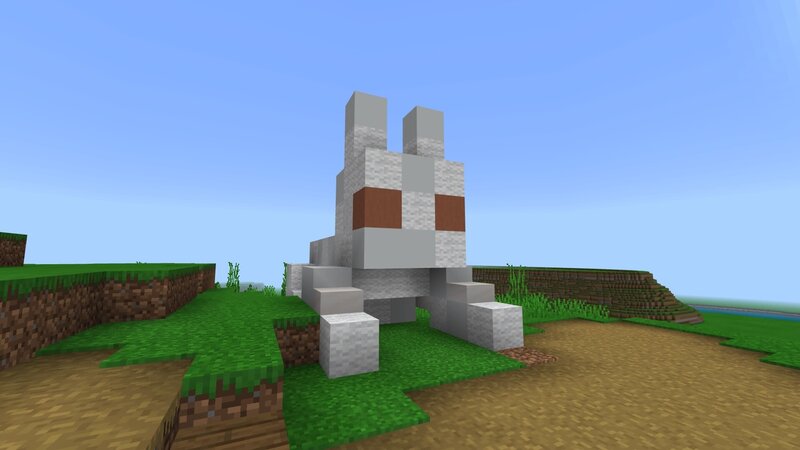 Cute Easter Bunny Minecraft Map