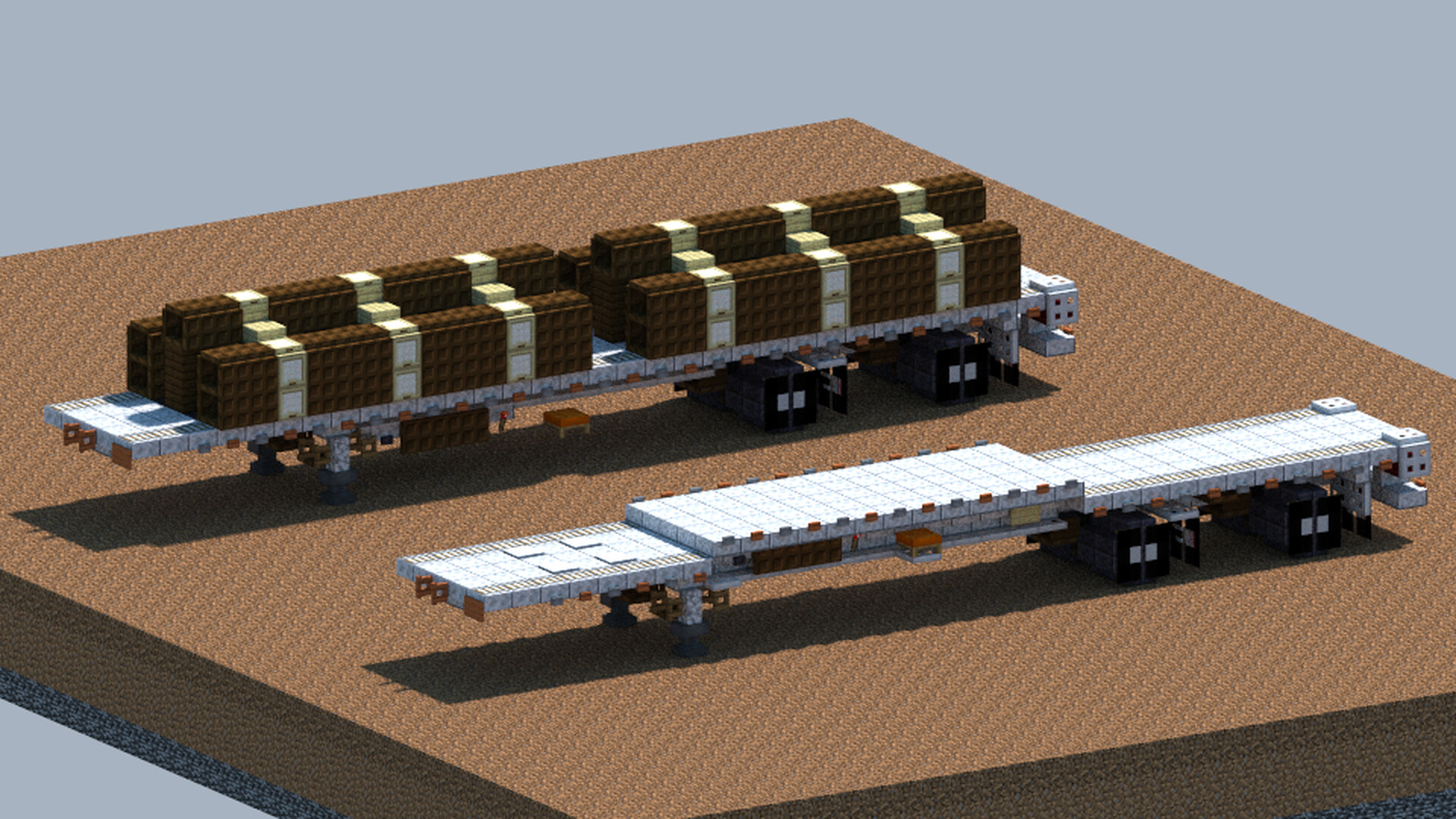 Fontaine Revolution, Flatbed trailer [With Download] Minecraft Map