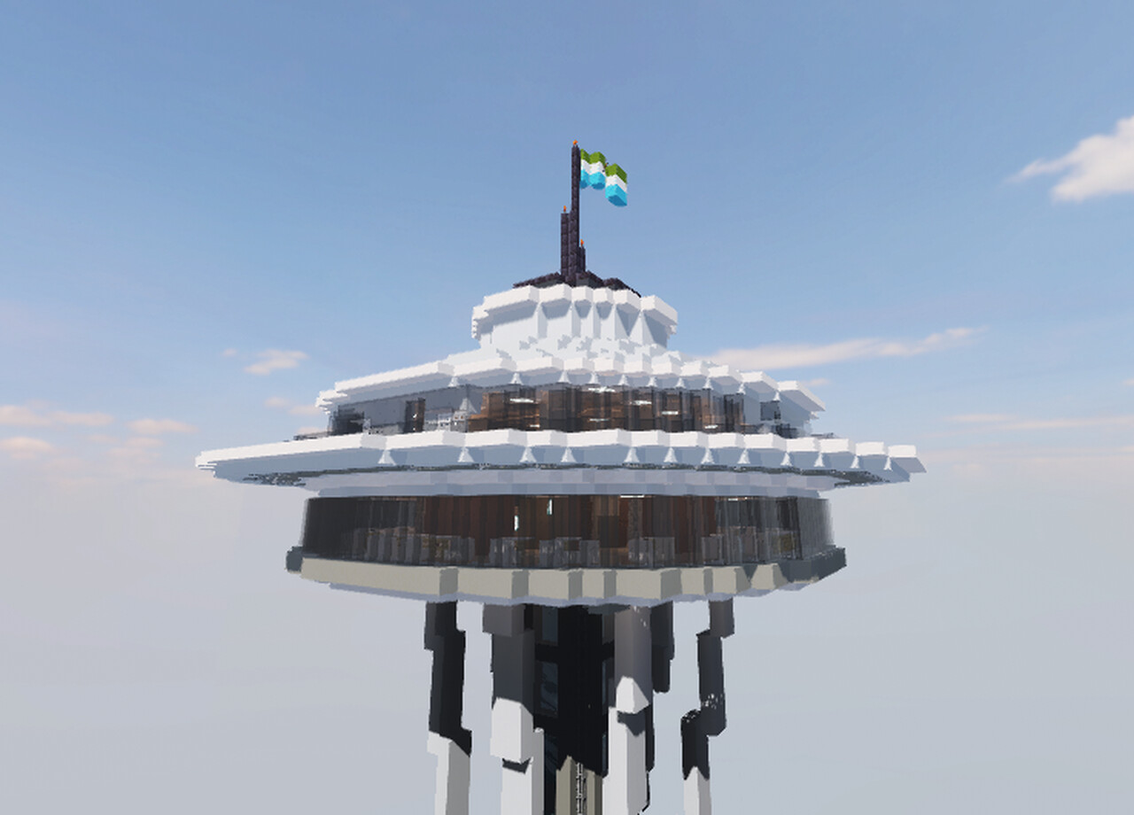 Space Needle - 1:1 Accurate Replica Minecraft Map