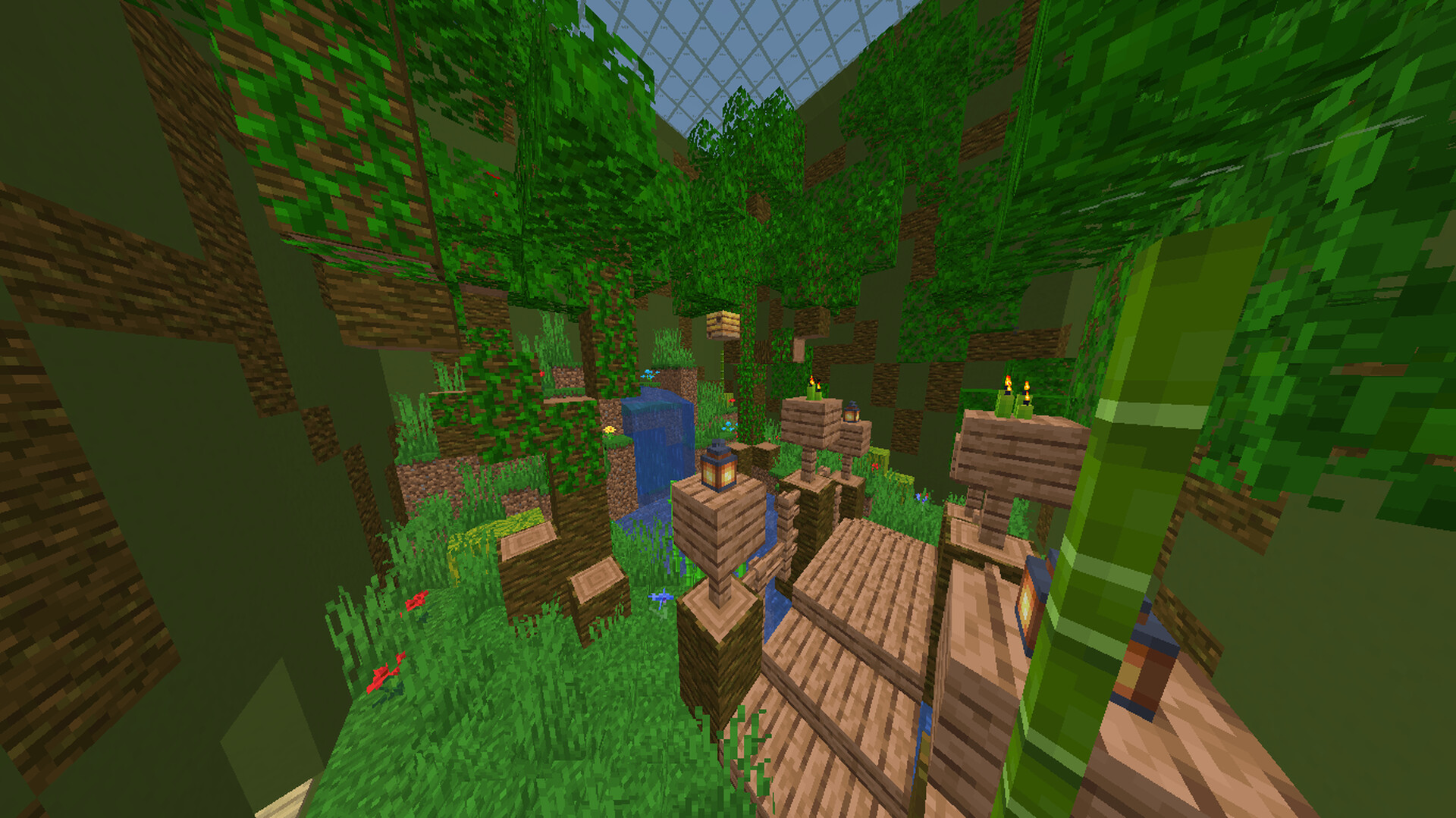 50 buttons: Puzzling adventure Minecraft Map