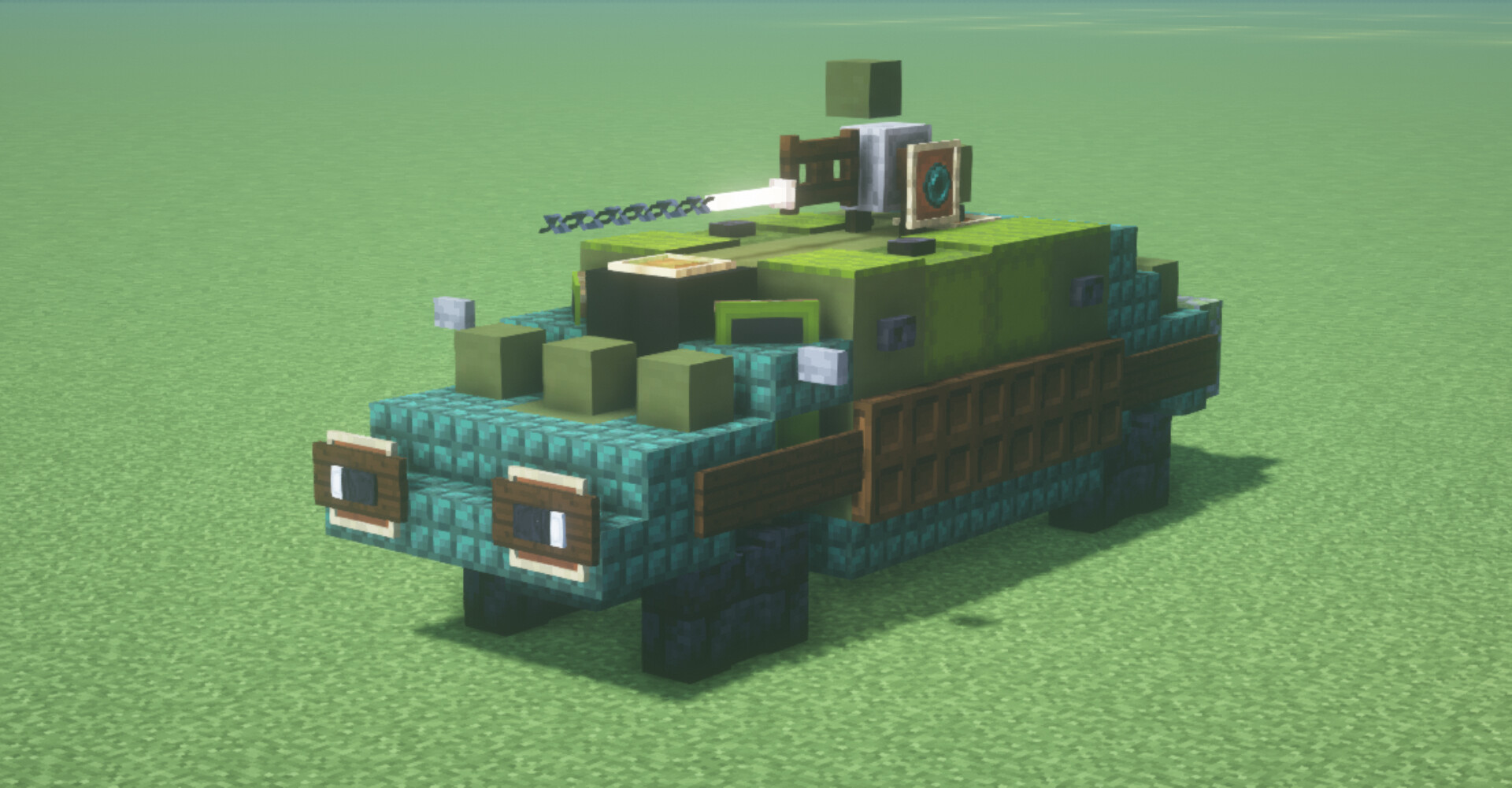 OTO Melara R3 T20 FA-HS Capraia (2:1 scale) Minecraft Map