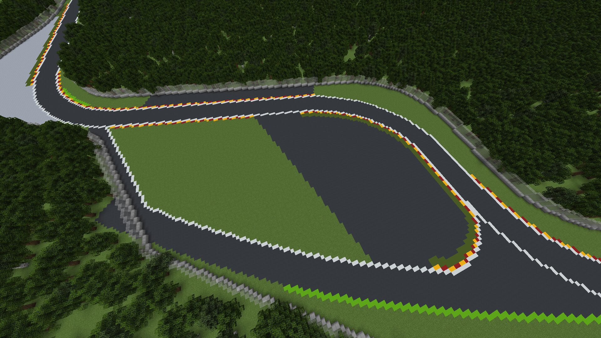 🇧🇪 Circuit de Spa-Francorchamps, Belgium (1.12+) Minecraft Map