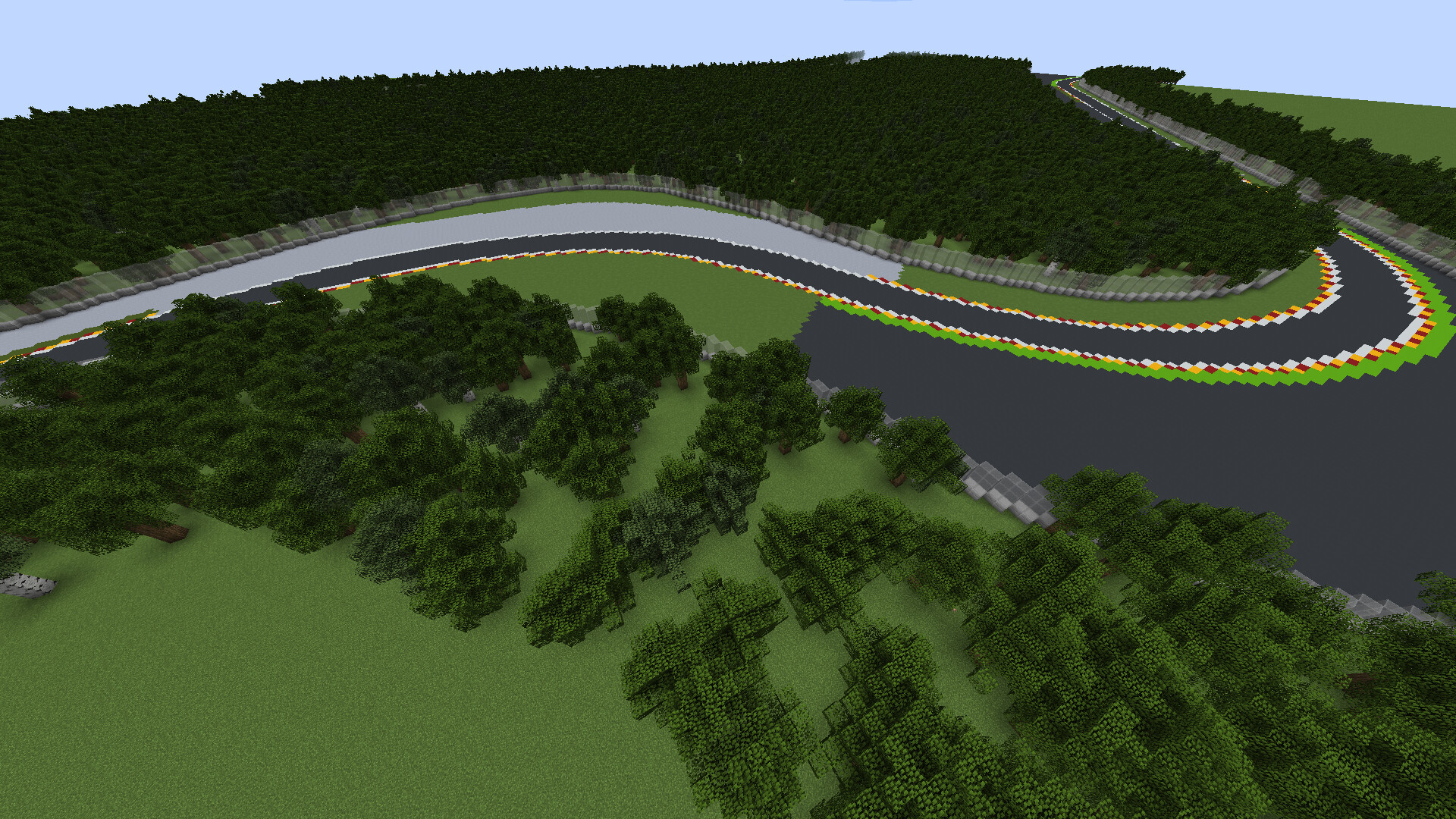 🇧🇪 Circuit de Spa-Francorchamps, Belgium (1.12+) Minecraft Map