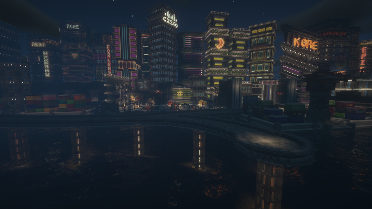 Cyberpunk City (Read Description) Minecraft Map