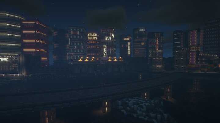 Cyberpunk City (Read Description) Minecraft Map