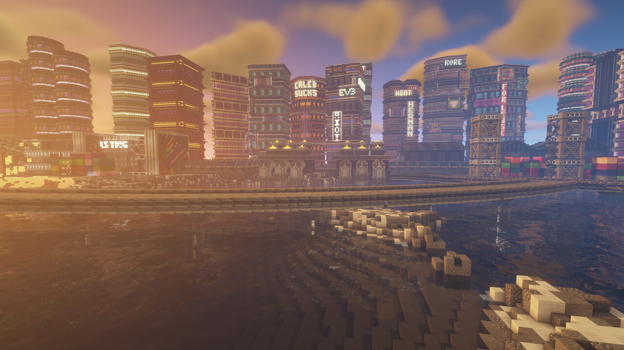 Cyberpunk City (Read Description) Minecraft Map