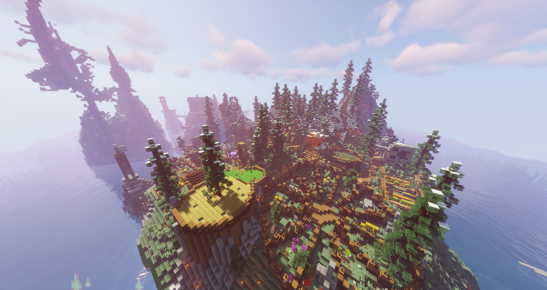 Multiplayer Survival base CZE DUB/ENG SUB Minecraft Map