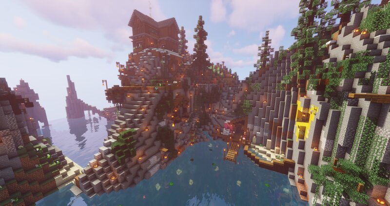 Multiplayer Survival base CZE DUB/ENG SUB Minecraft Map