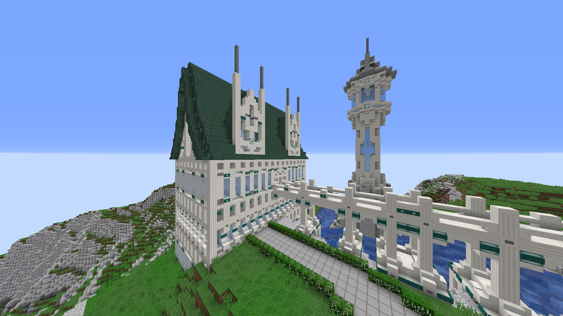 Fantasy Castle Bedrock + Java [DOWNLOAD] Minecraft Map