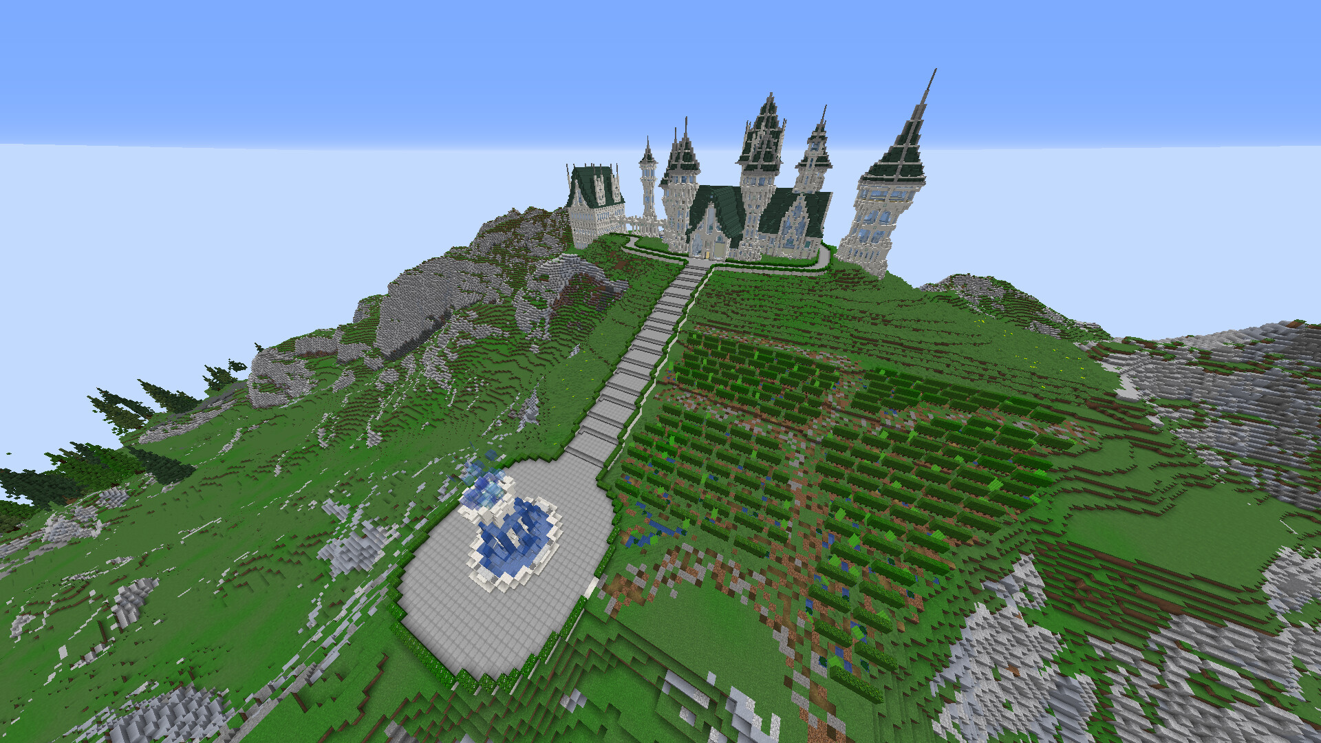 Fantasy Castle Bedrock + Java [DOWNLOAD] Minecraft Map