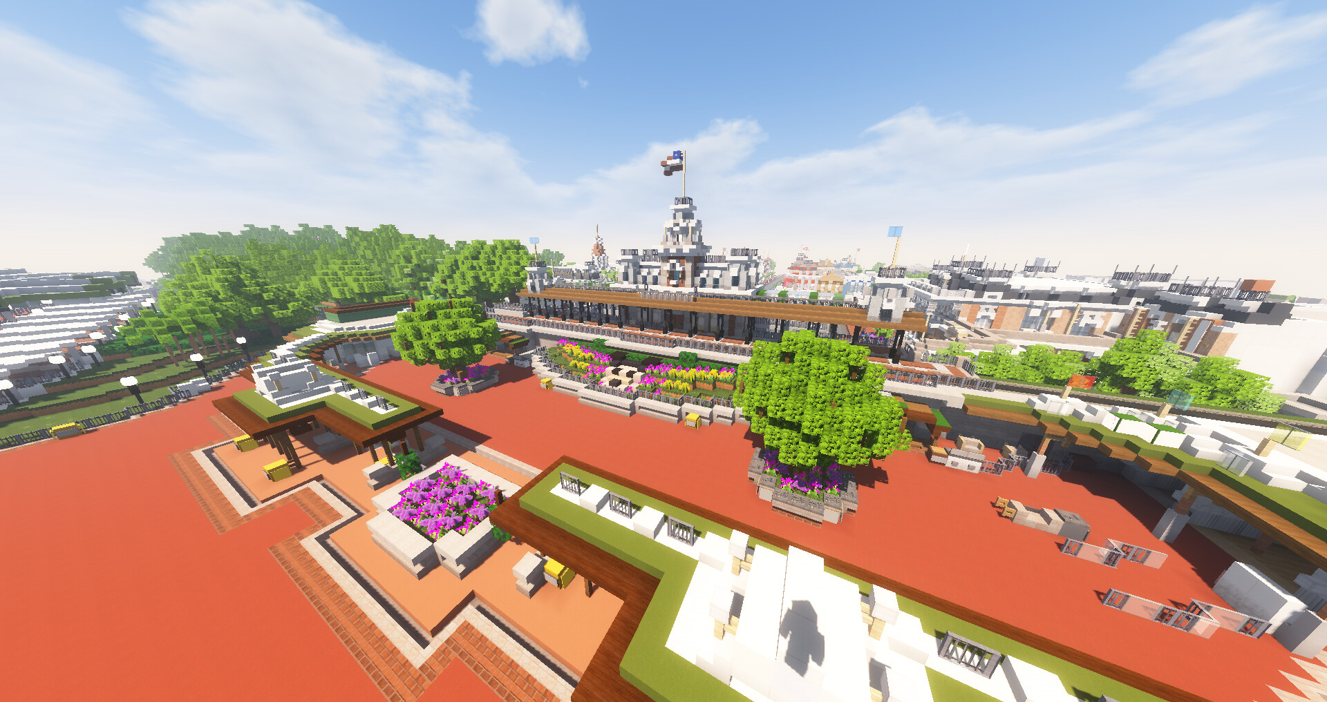 Walt Disney World - The Palace Network - Magic Kingdom Minecraft Map