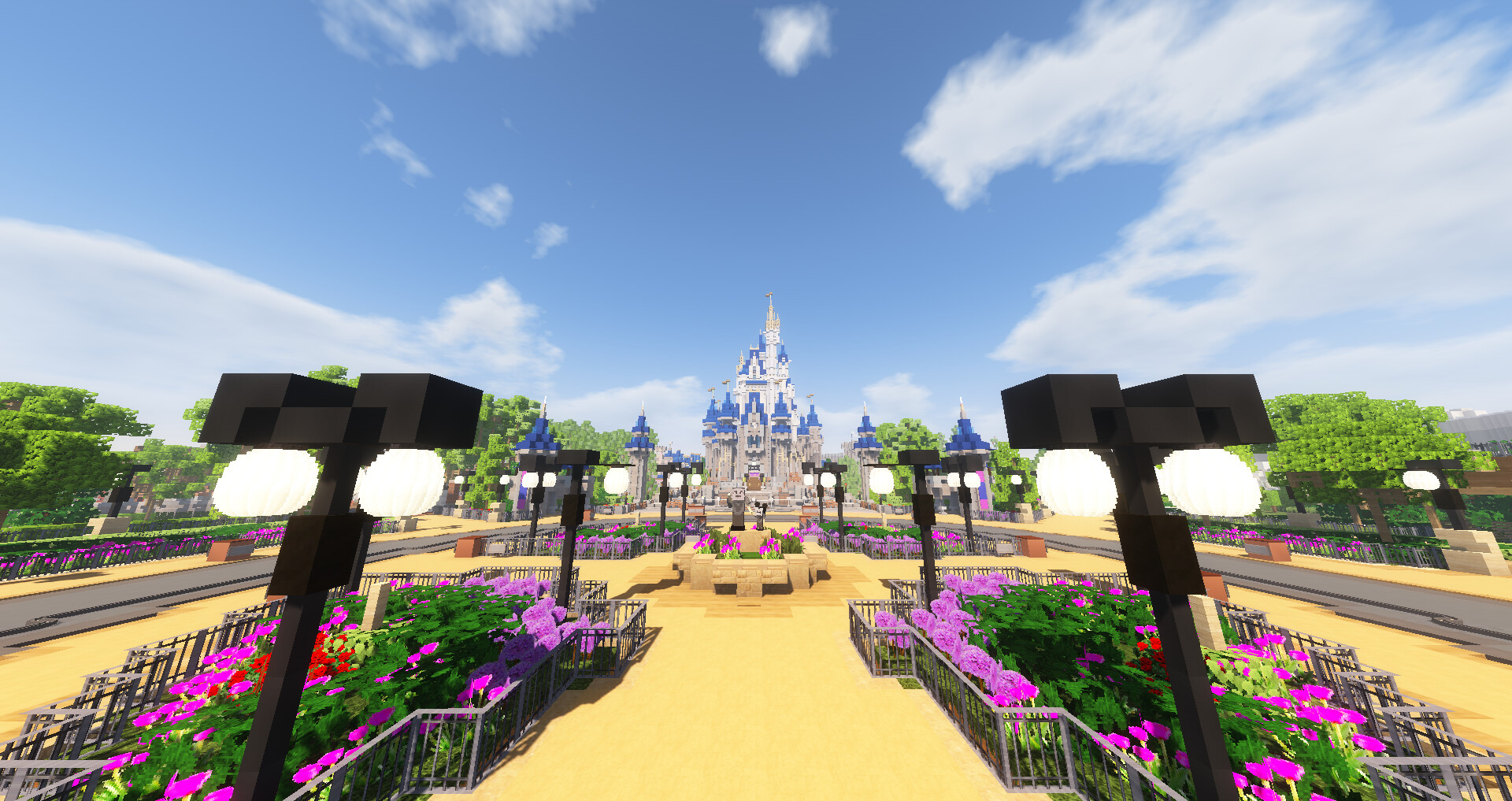 Walt Disney World - The Palace Network - Magic Kingdom Minecraft Map