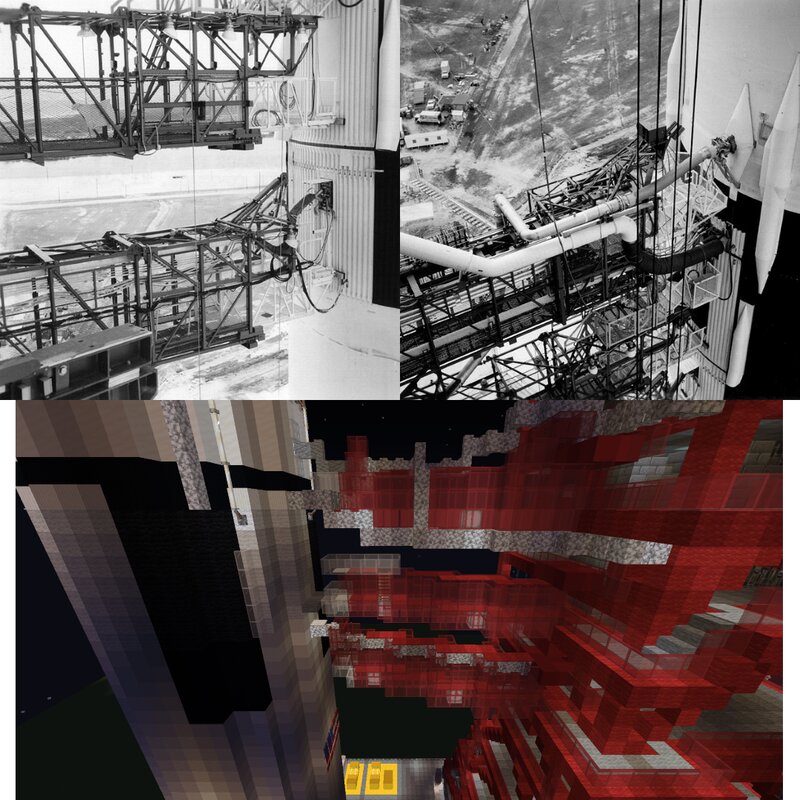 NASA Saturn V Rocket & Mobile Launcher Platform (1.16.5 Java Edition ...