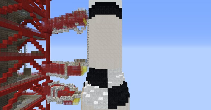 NASA Saturn V Rocket & Mobile Launcher Platform (1.16.5 Java Edition ...