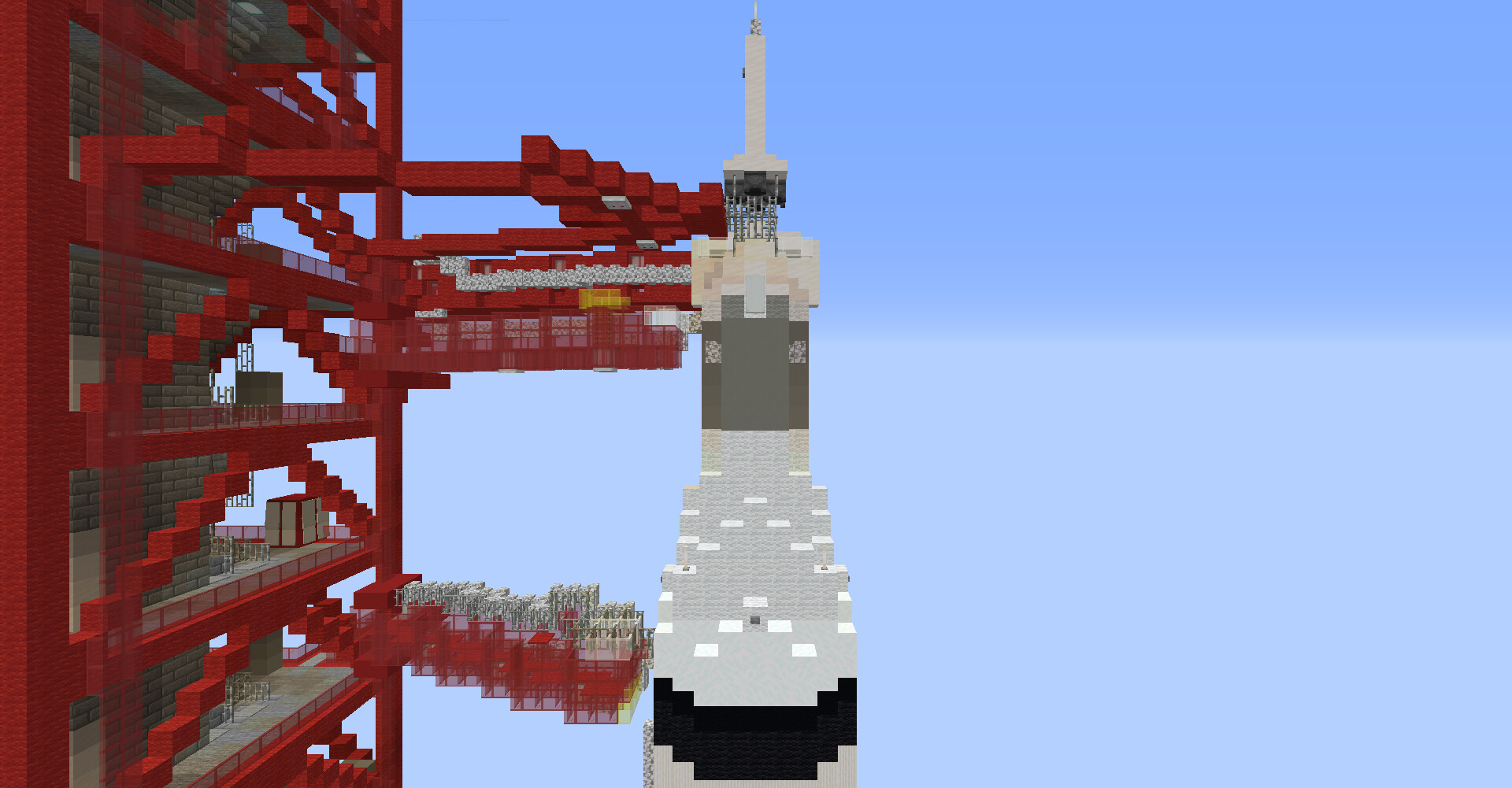 NASA Saturn V Rocket & Mobile Launcher Platform (1.16.5 Java Edition ...