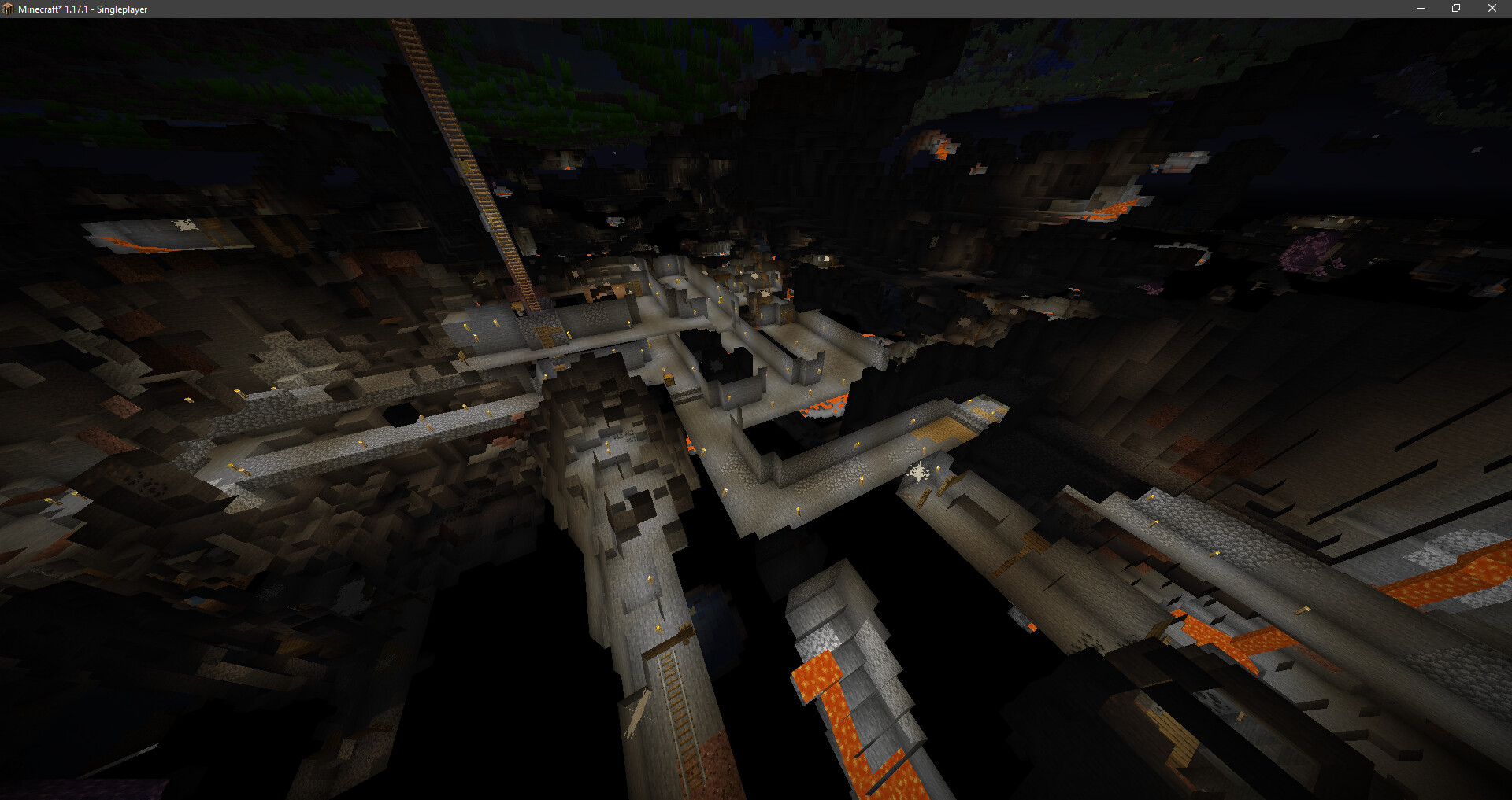 SCP style minecraft tunnels Minecraft Map