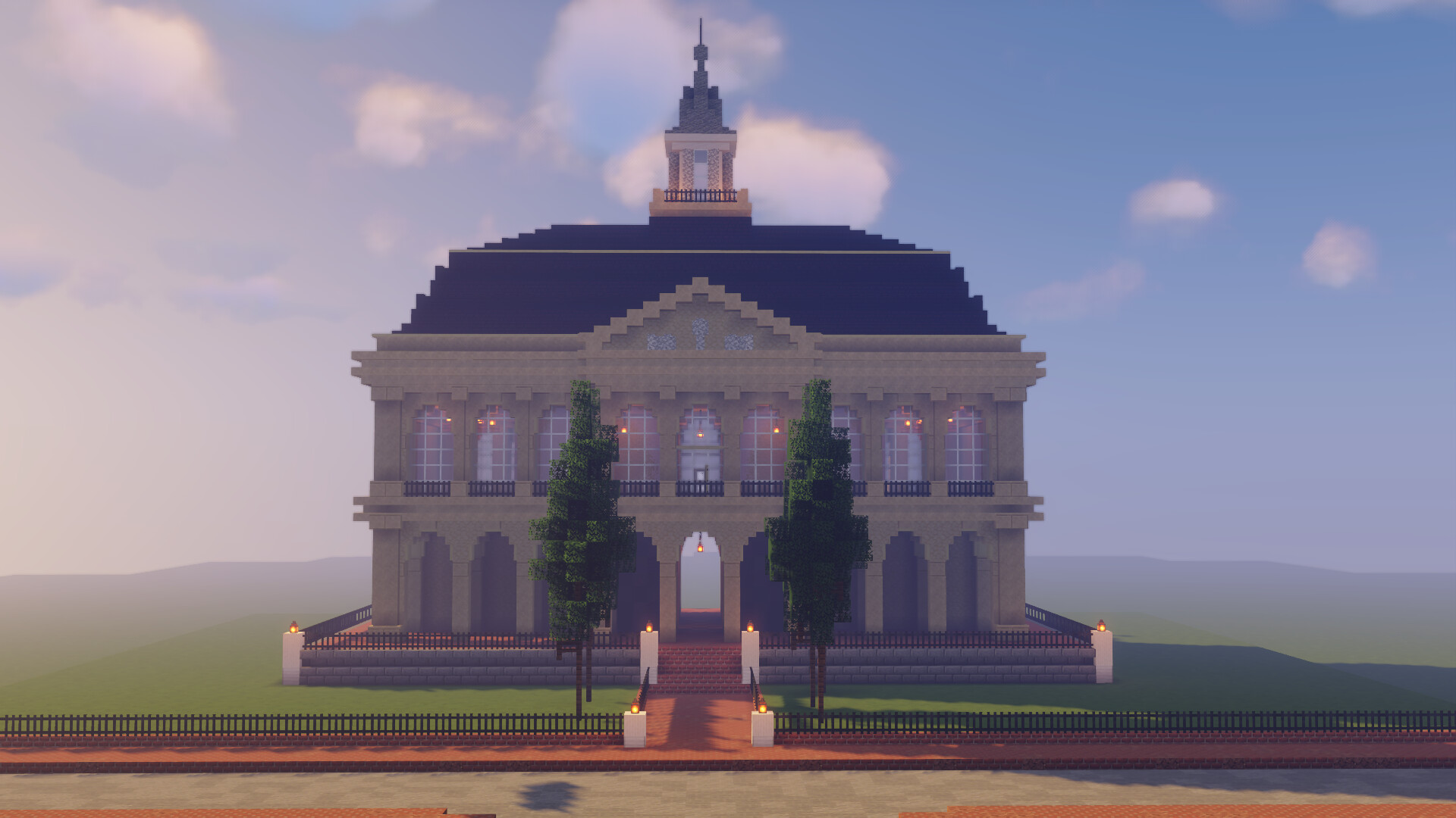 American-French Building Minecraft Map