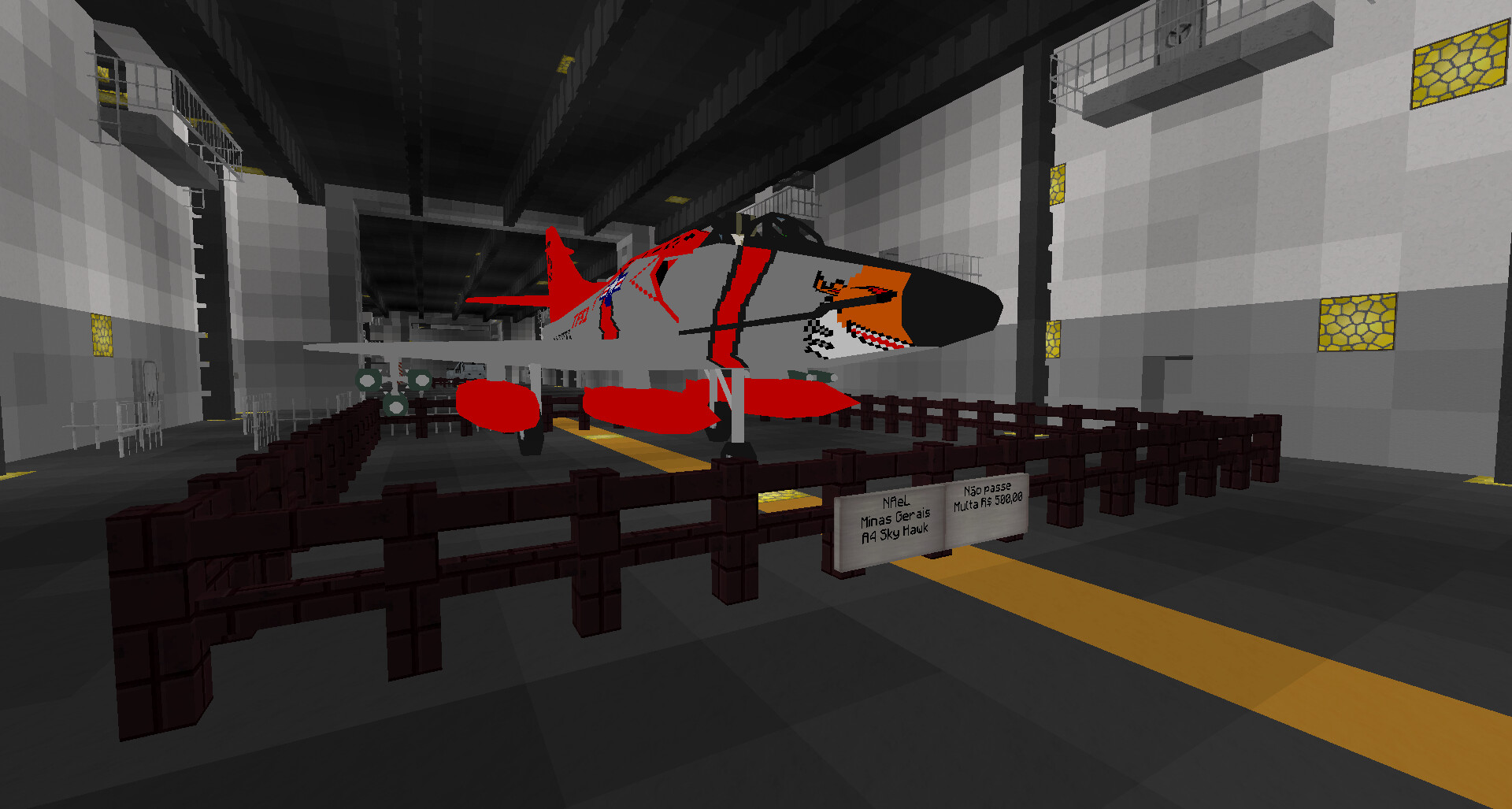 NAeL Minas Gerais (A-11) / Ex HMS Vengeance Minecraft Map