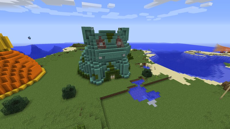 Bulbasaur house Minecraft Map