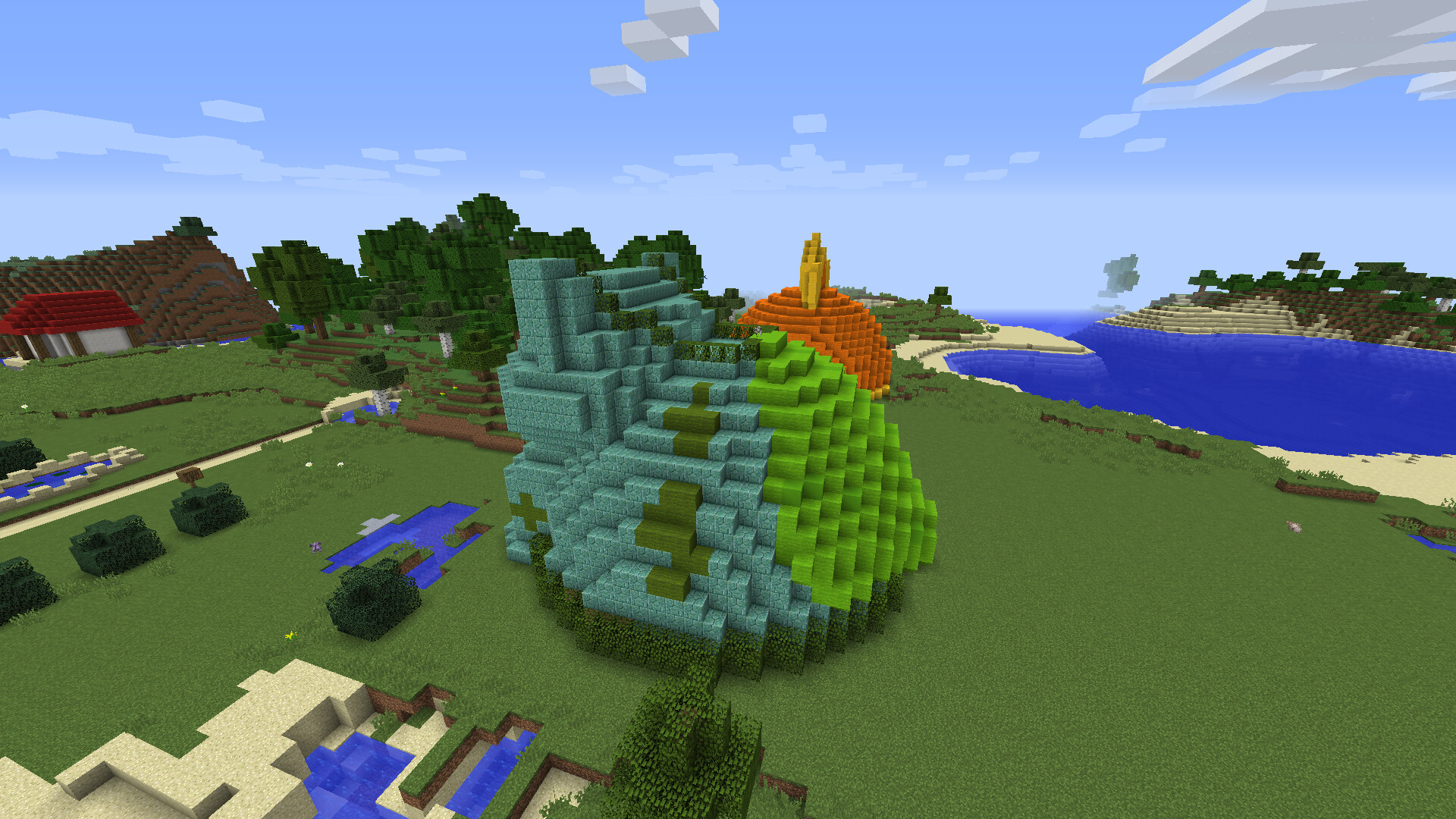 Bulbasaur house Minecraft Map