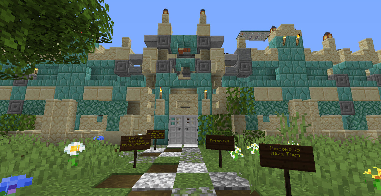 Maze Town - For Maze Making Minecraft Contest Minecraft Map