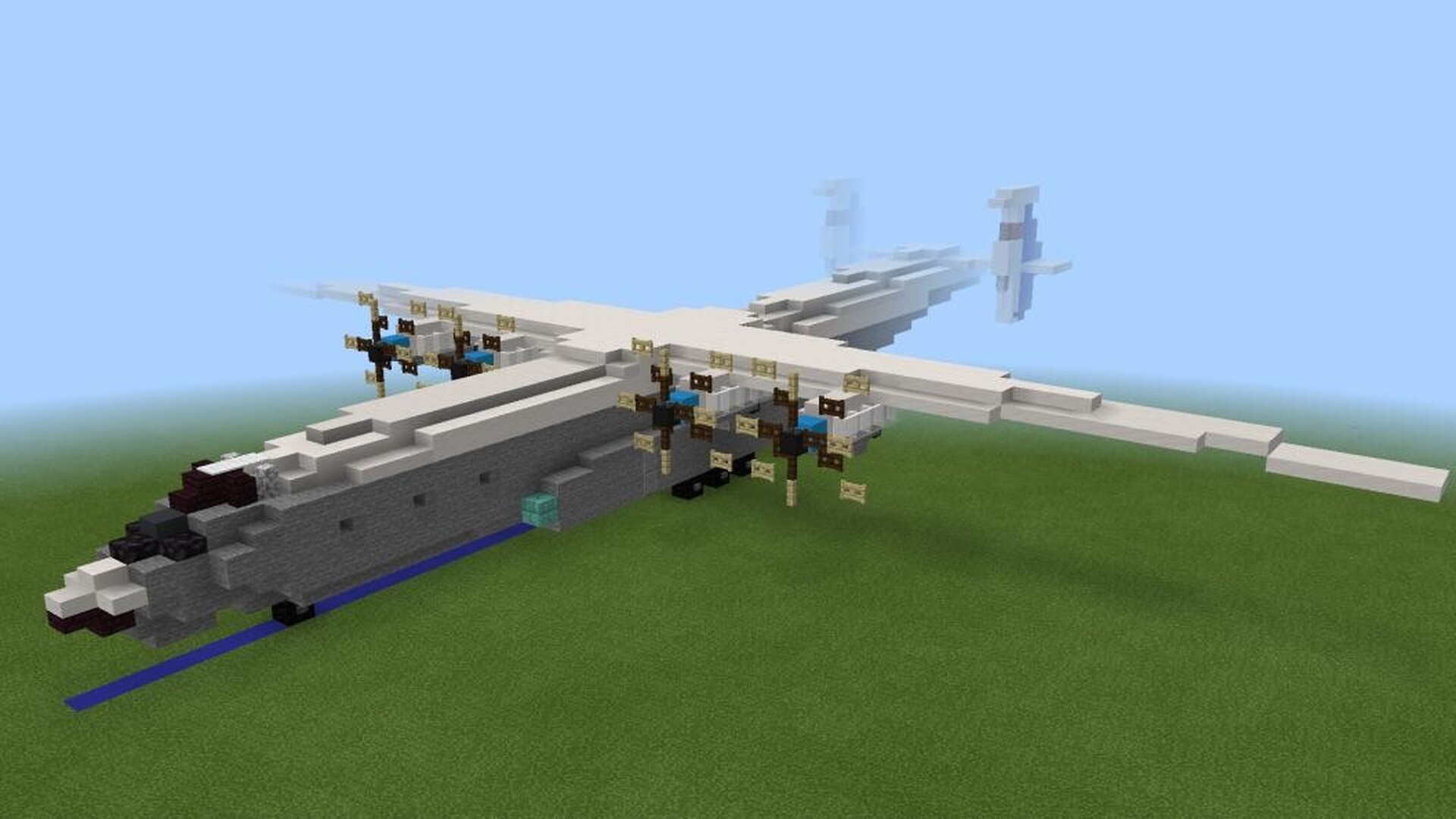 1:1 scale An-22 Minecraft Map