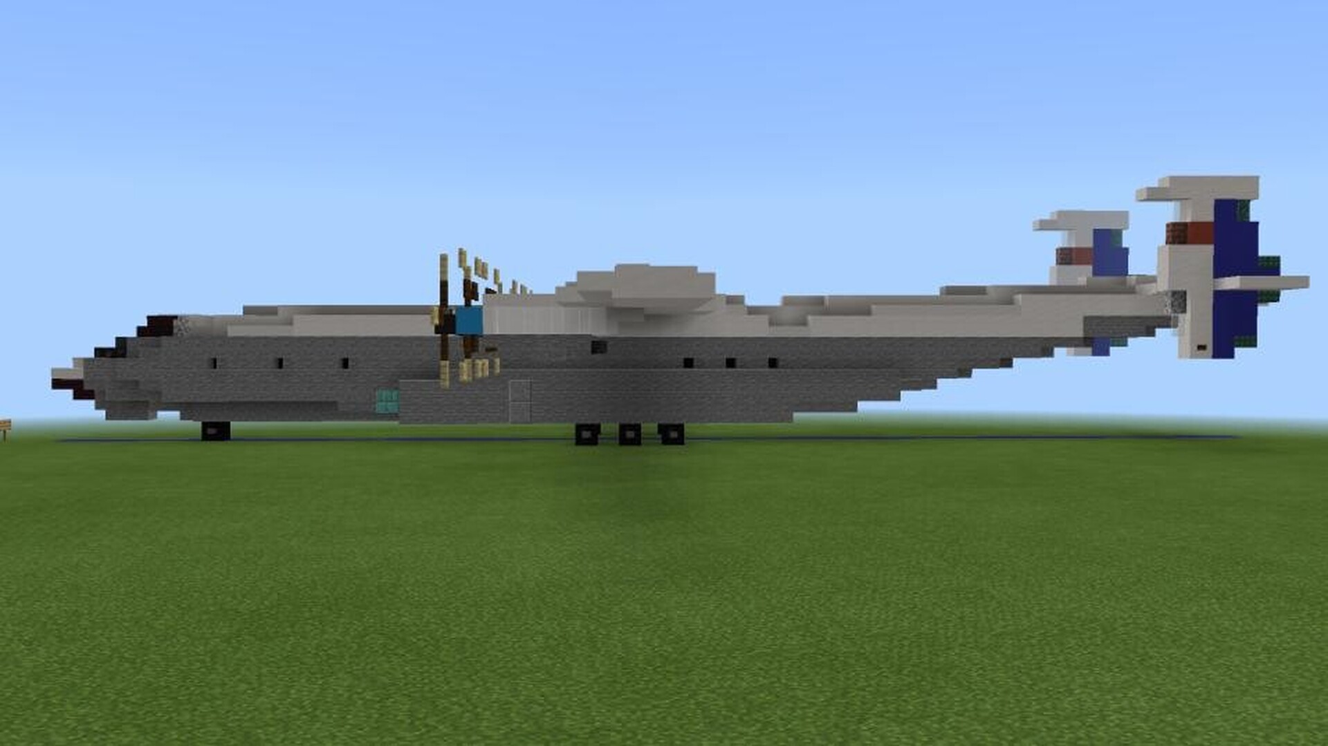 1:1 scale An-22 Minecraft Map